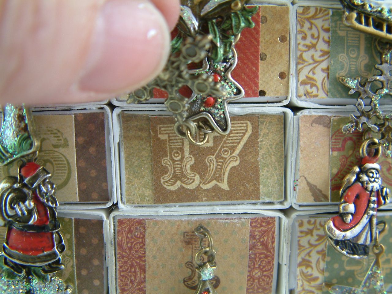 Artfully Musing: Matchbox Advent Calendar Chest Tutorial